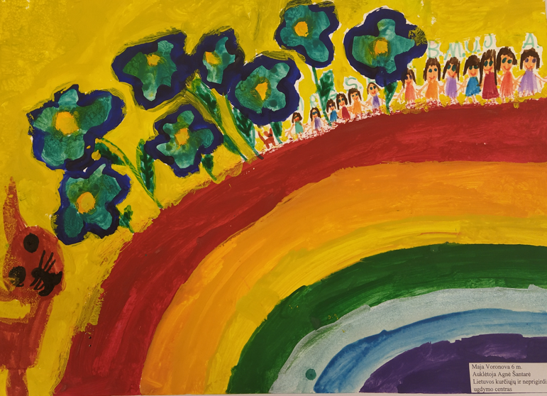 Projekto „Ritmuojame ir kuriame kartu” dalyvių dailės darbų paroda ...