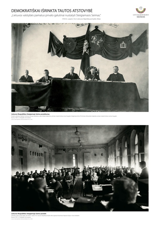 VIENI IŠ DAUGELIO: 1918 m. Lietuvos Nepriklausomybės Akto signatarai ...